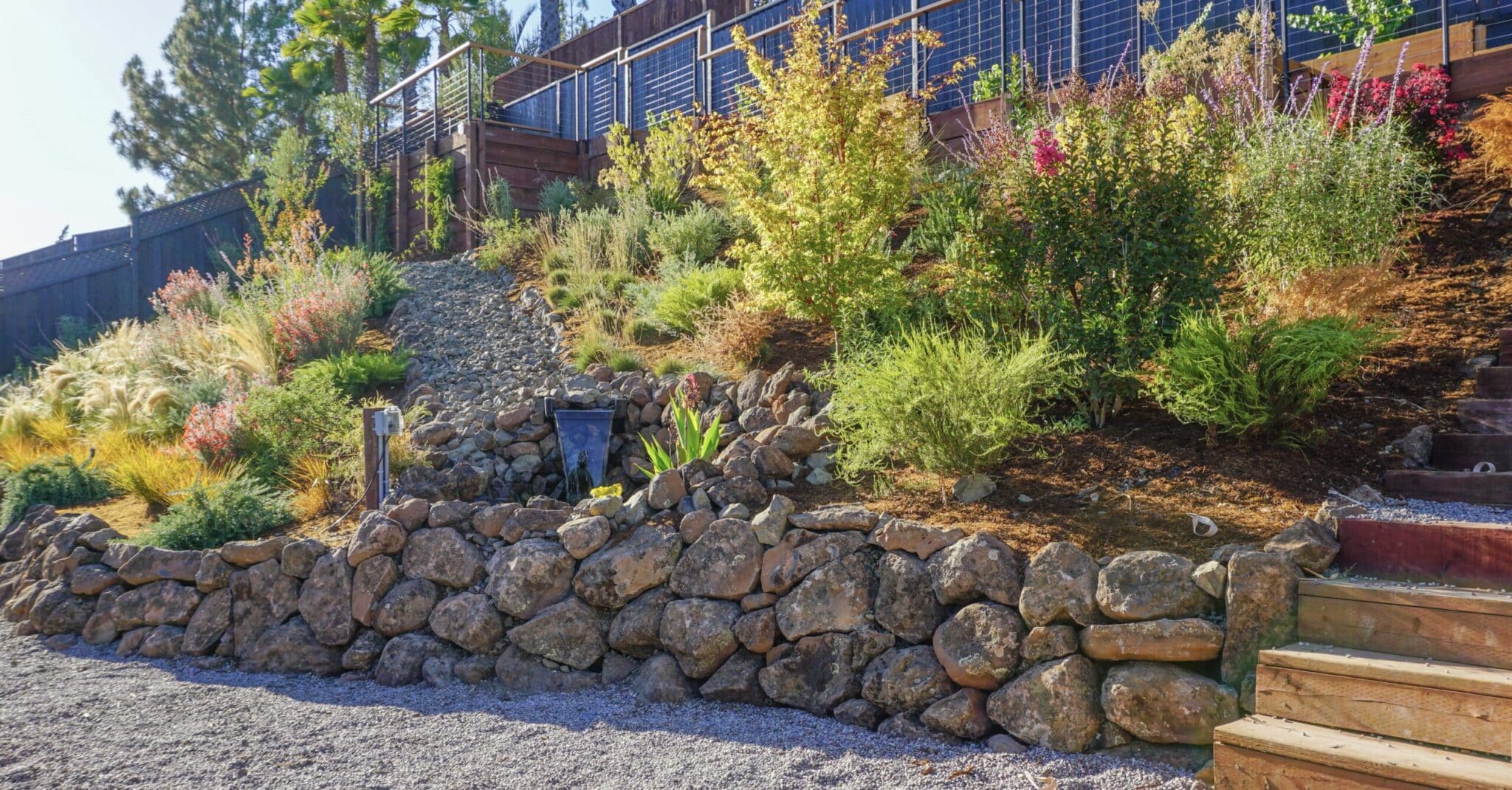 12 Landscaping Ideas for Woodside’s Hillside Properties - House Integrals